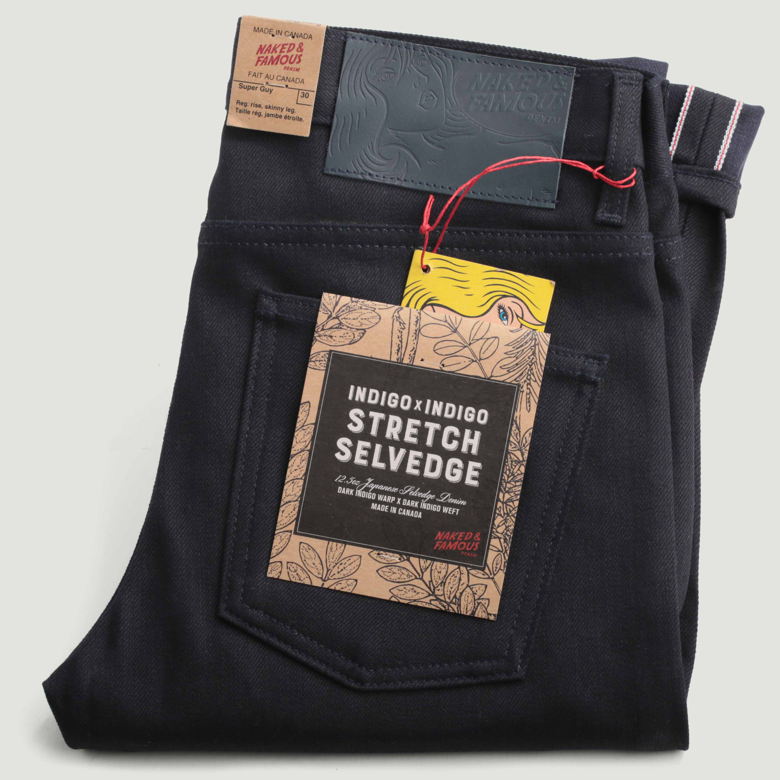NAKED & FAMOUS / SuperGuy Indigo X Indigo Stretch Selvedge