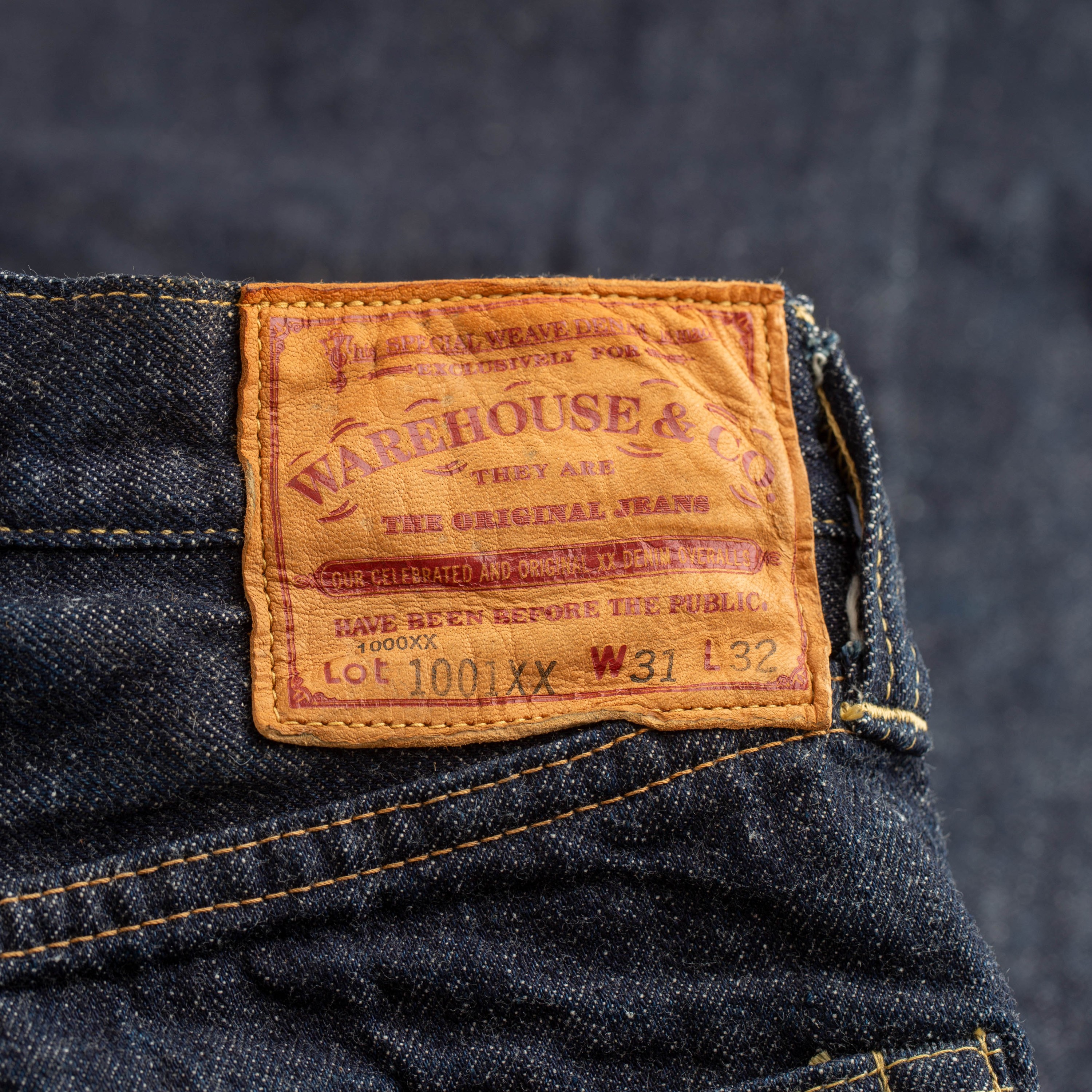 WAREHOUSE & CO. / Lot. 1001XX "1947 Model" Selvedge Denim