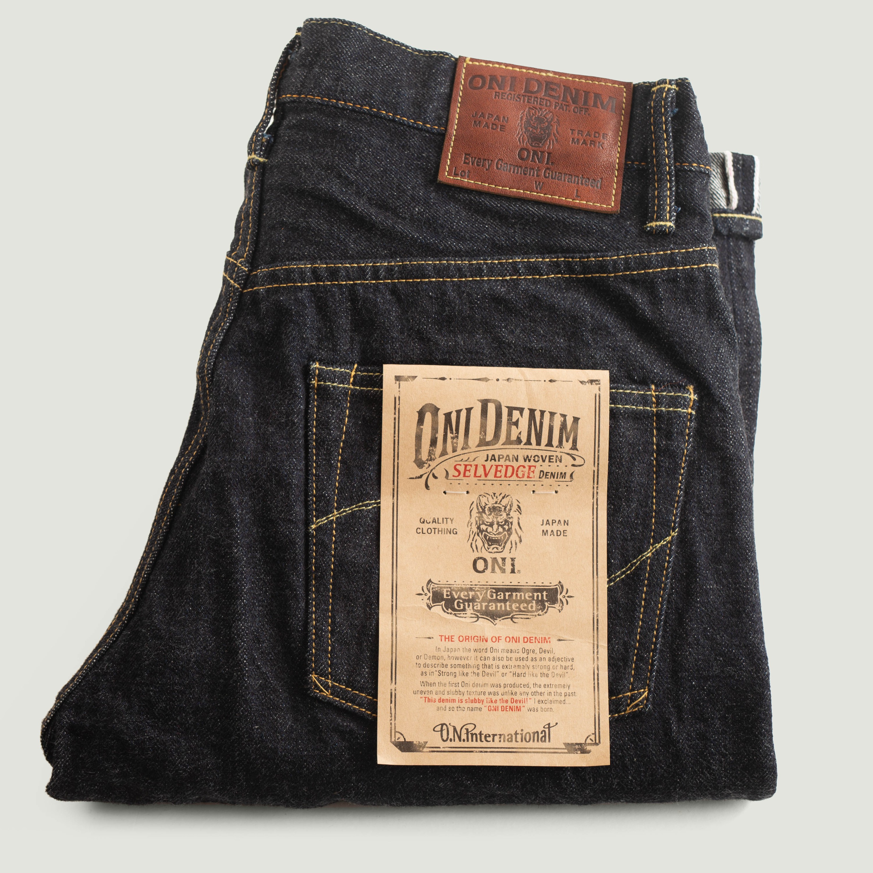 ONI DENIM / 266 "Relax Straight" 15oz Low Tension Denim