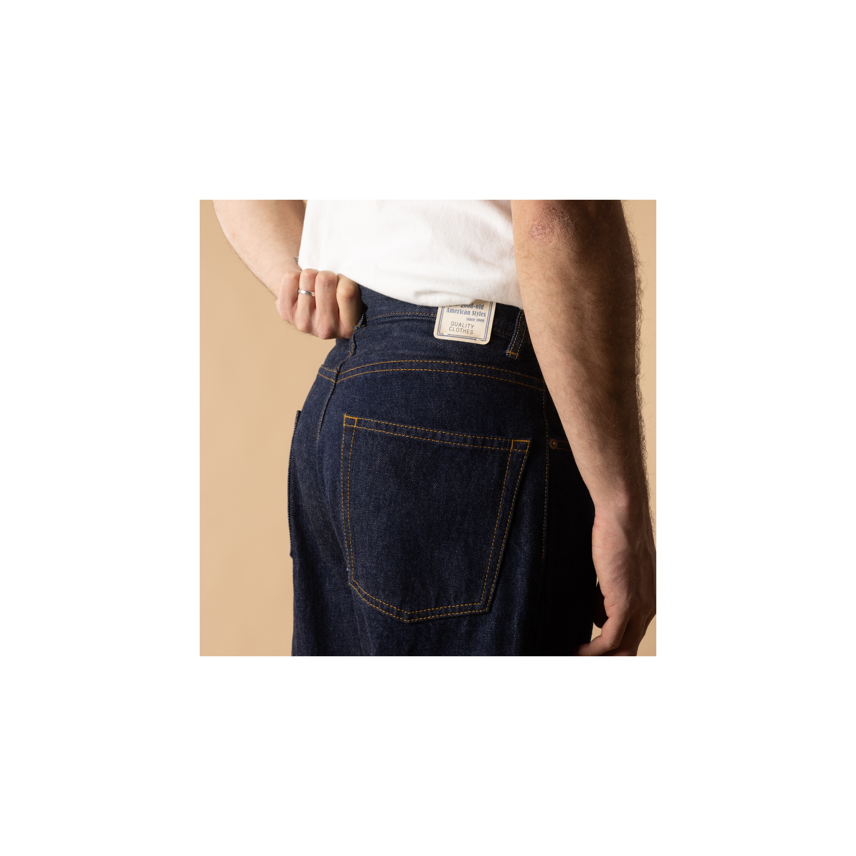 BEAMS PLUS / 5 Pocket Wide Denim Indigo