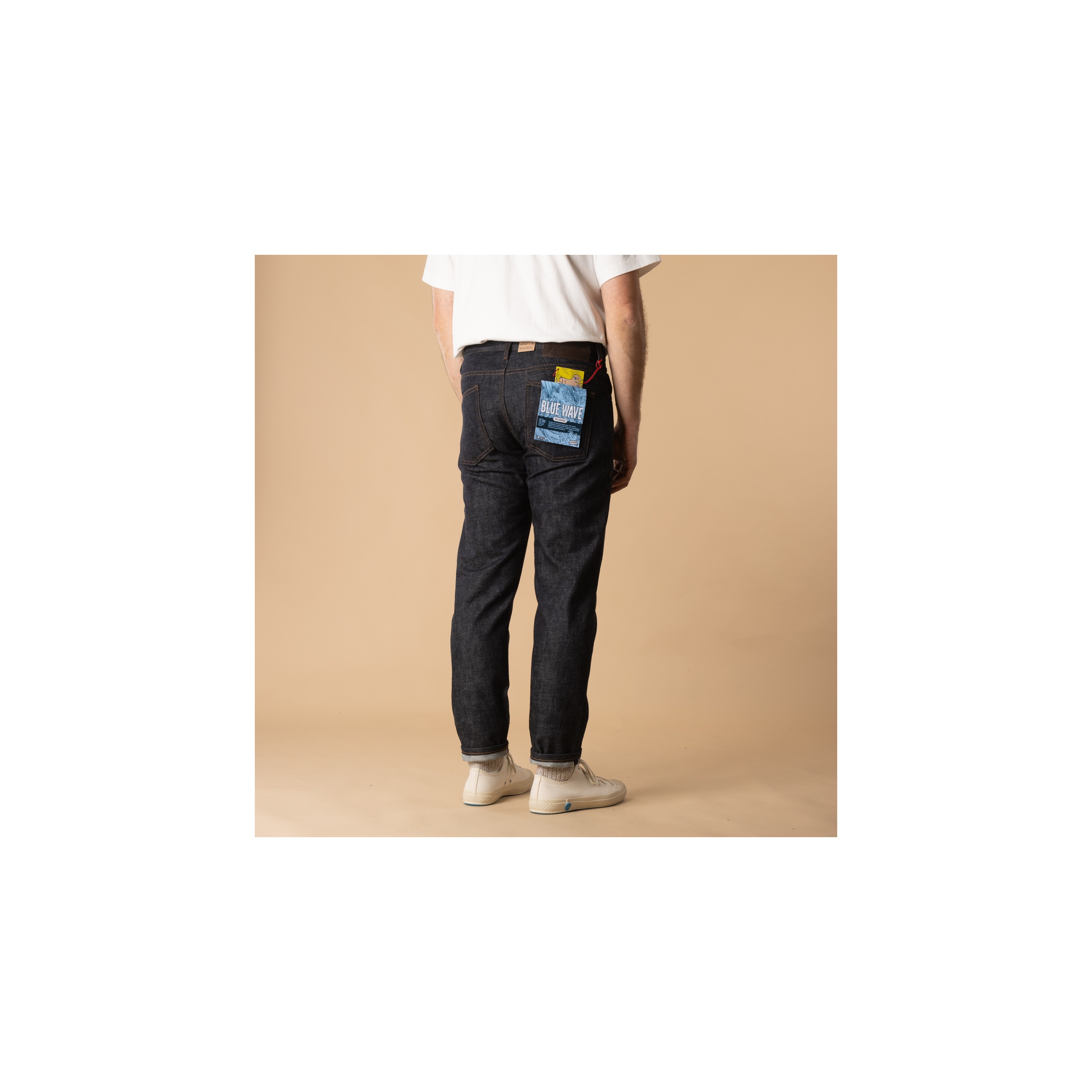 NAKED & FAMOUS / SuperGuy Blue Wave Selvedge