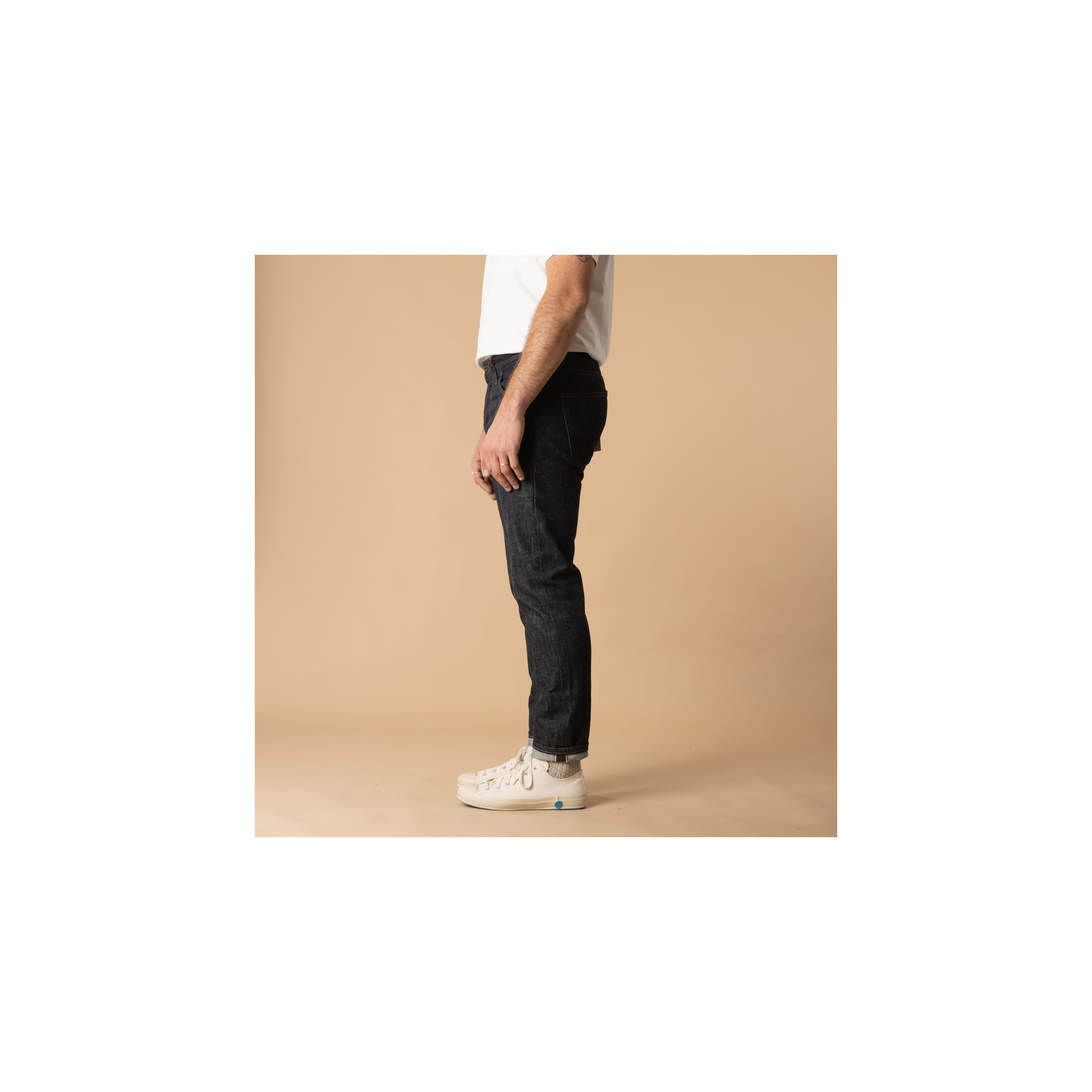 NAKED & FAMOUS / SuperGuy Blue Wave Selvedge