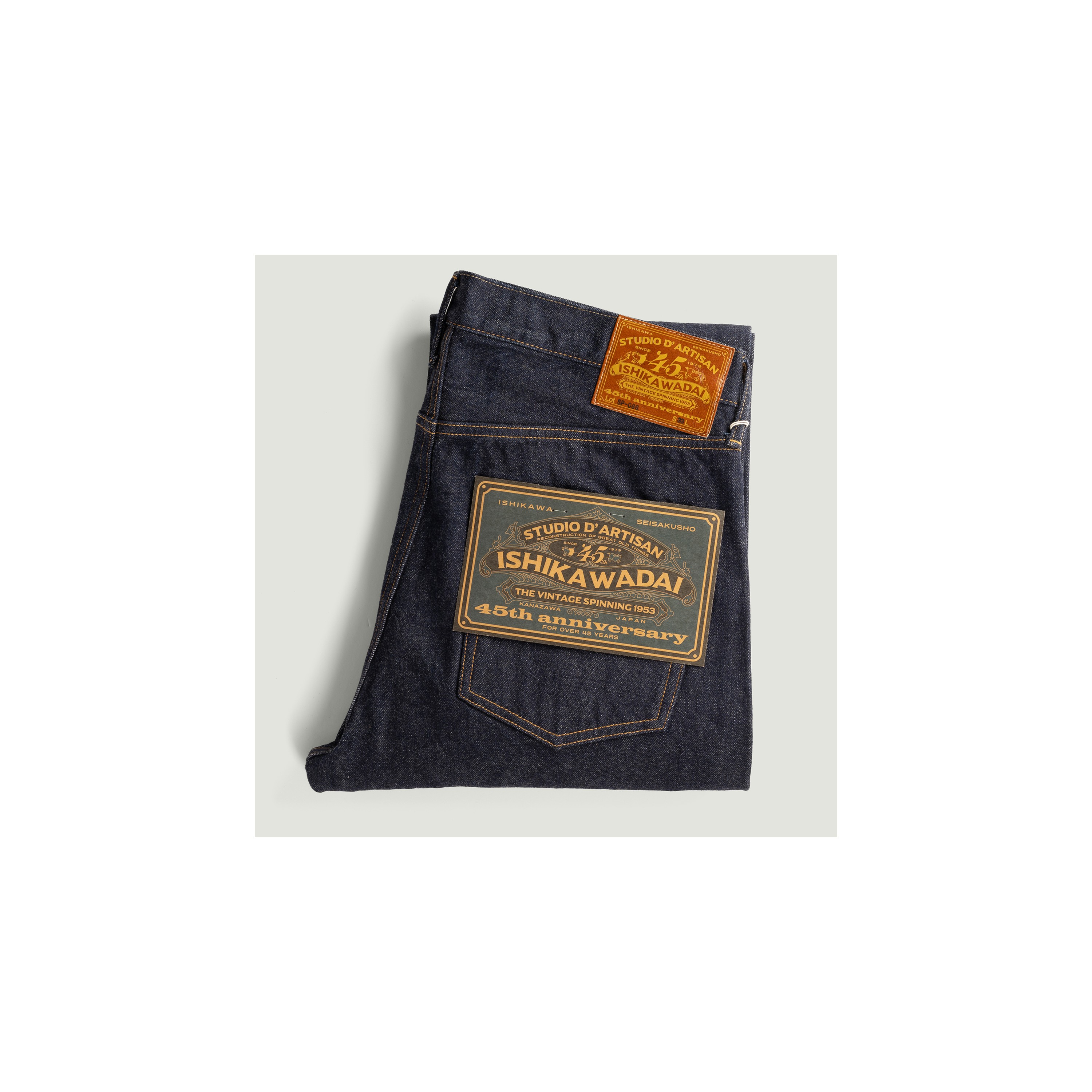 STUDIO D'ARTISAN / SP-086 13oz Tapered "Ishikawadai" 45th Anniversary