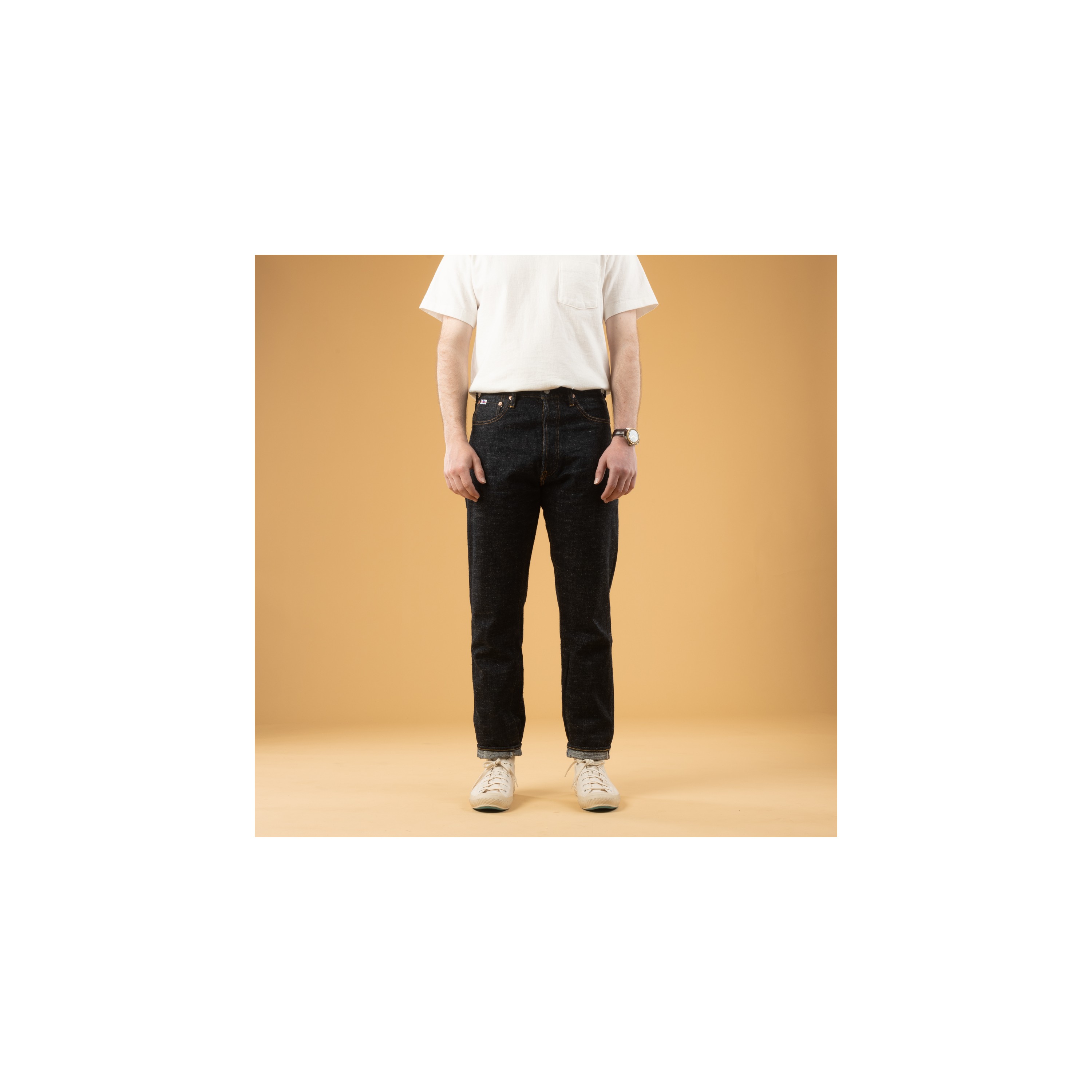 STUDIO D'ARTISAN / SD-1009 High Rise Relax Tapered 15oz GL3