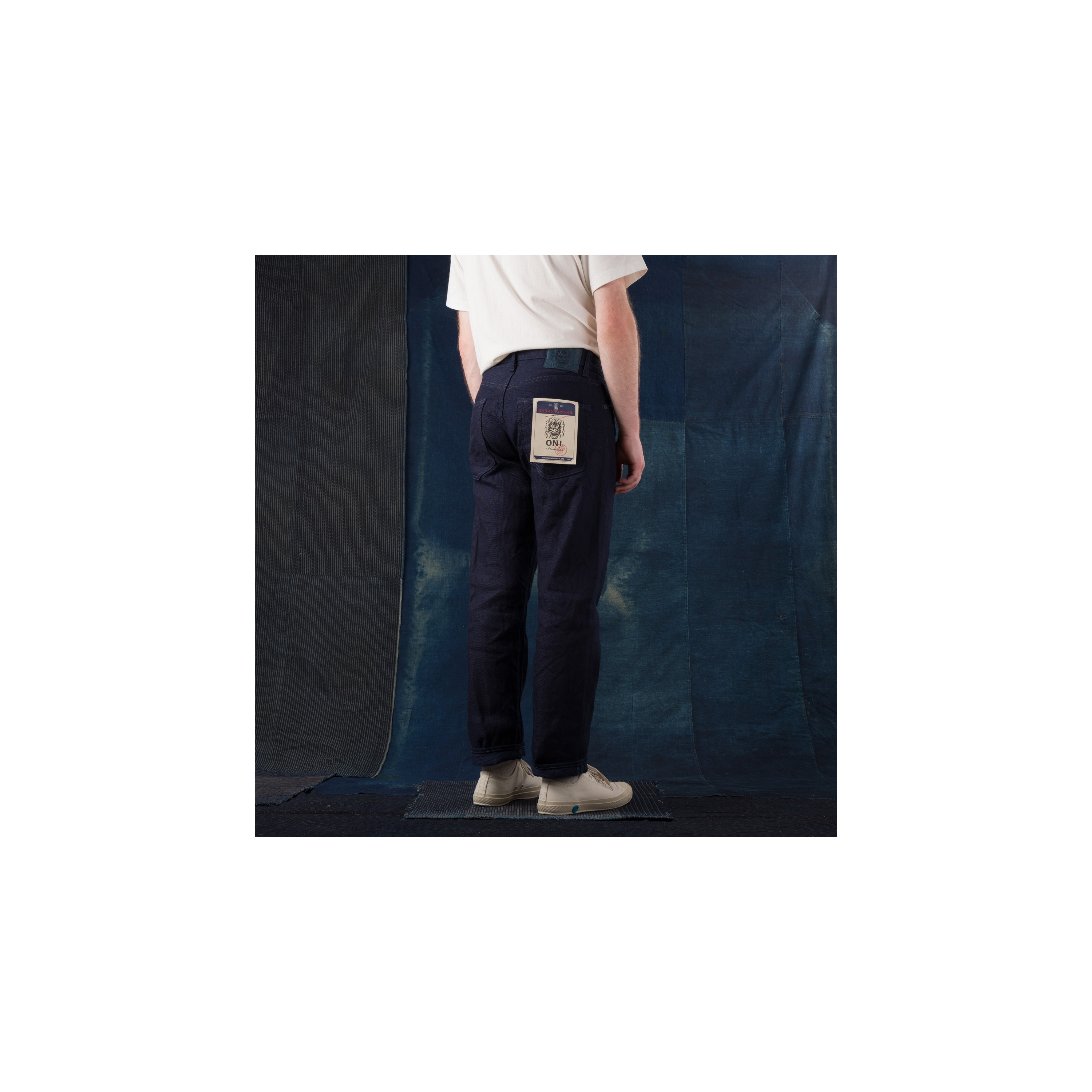 ONI DENIM / ONI X Flâneurs 3X3 インディゴツイル One Wash
