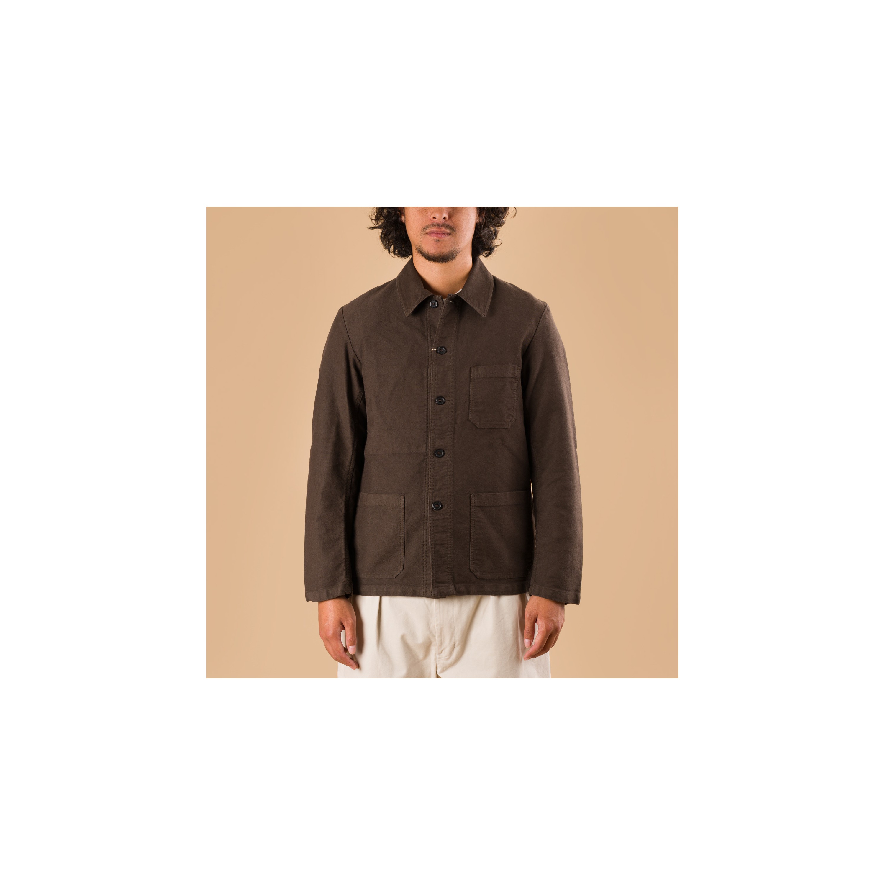 VETRA / Truffle French Moleskin Weaved Jacket