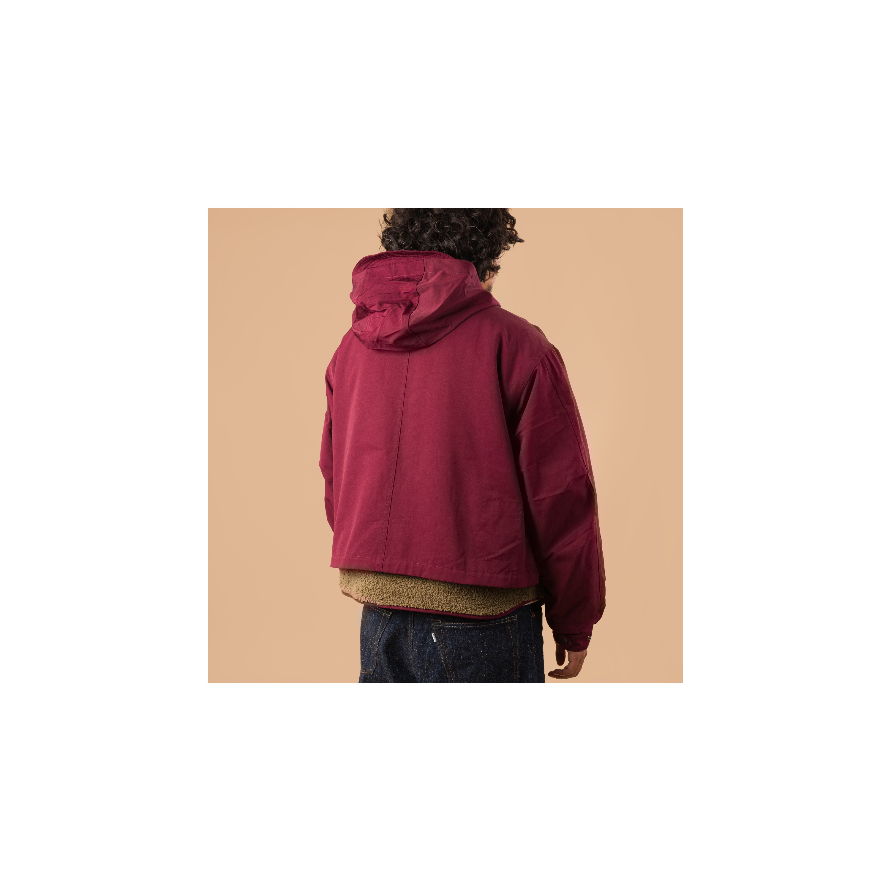 FRIZMWORKS / Smock Hooded Parka Burgundy