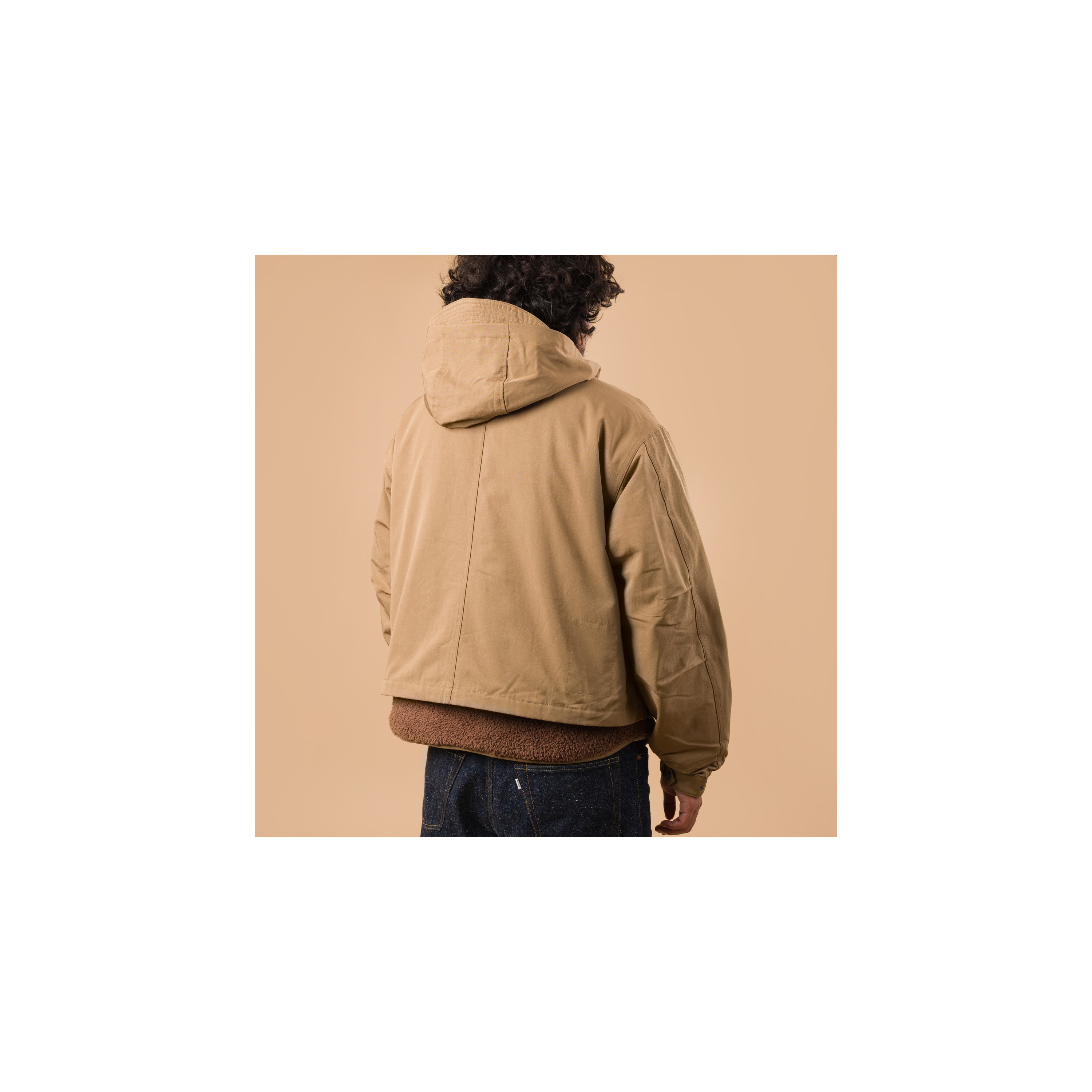 FRIZMWORKS / Smock Hooded Parka Tan
