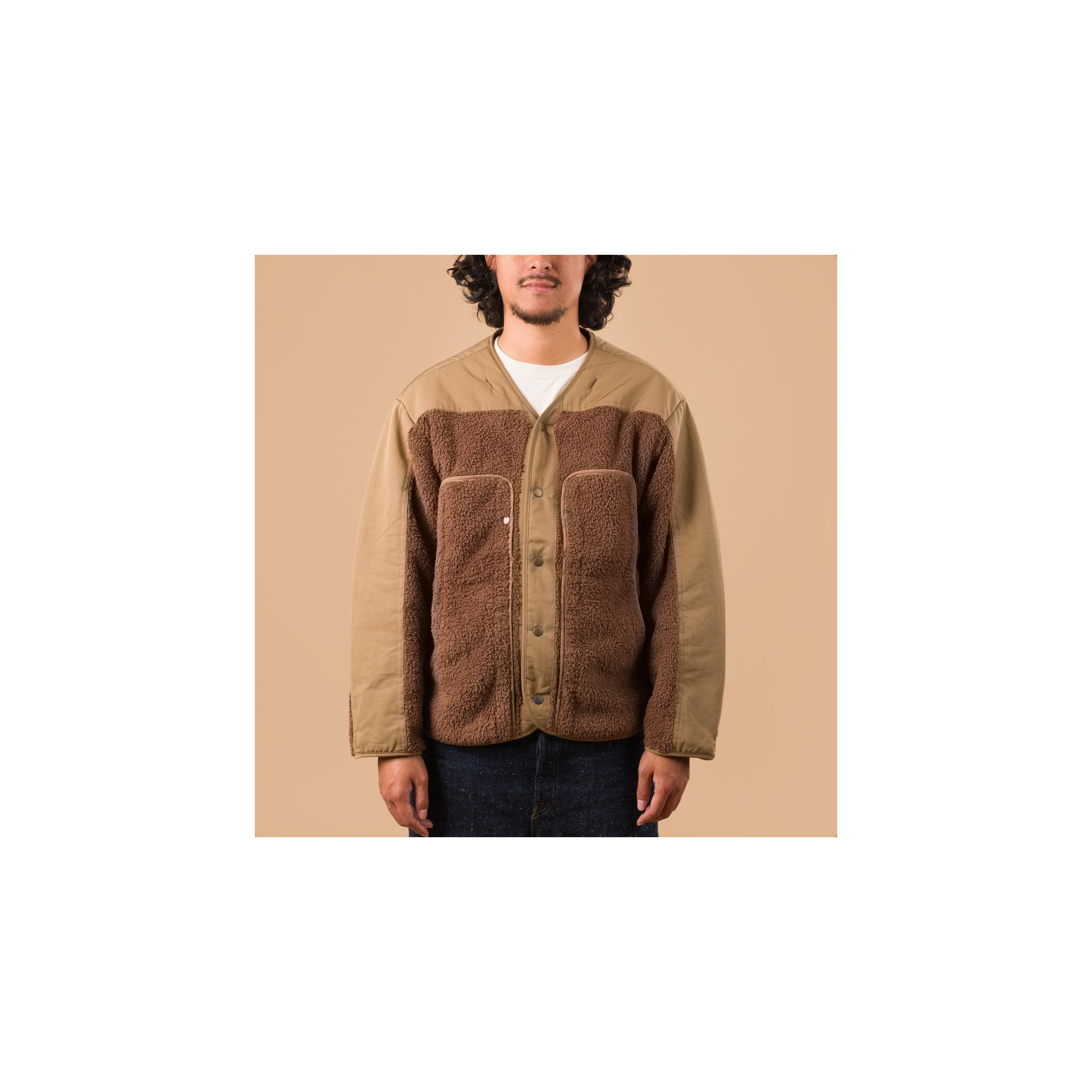 FRIZMWORKS / Smock Hooded Parka Tan
