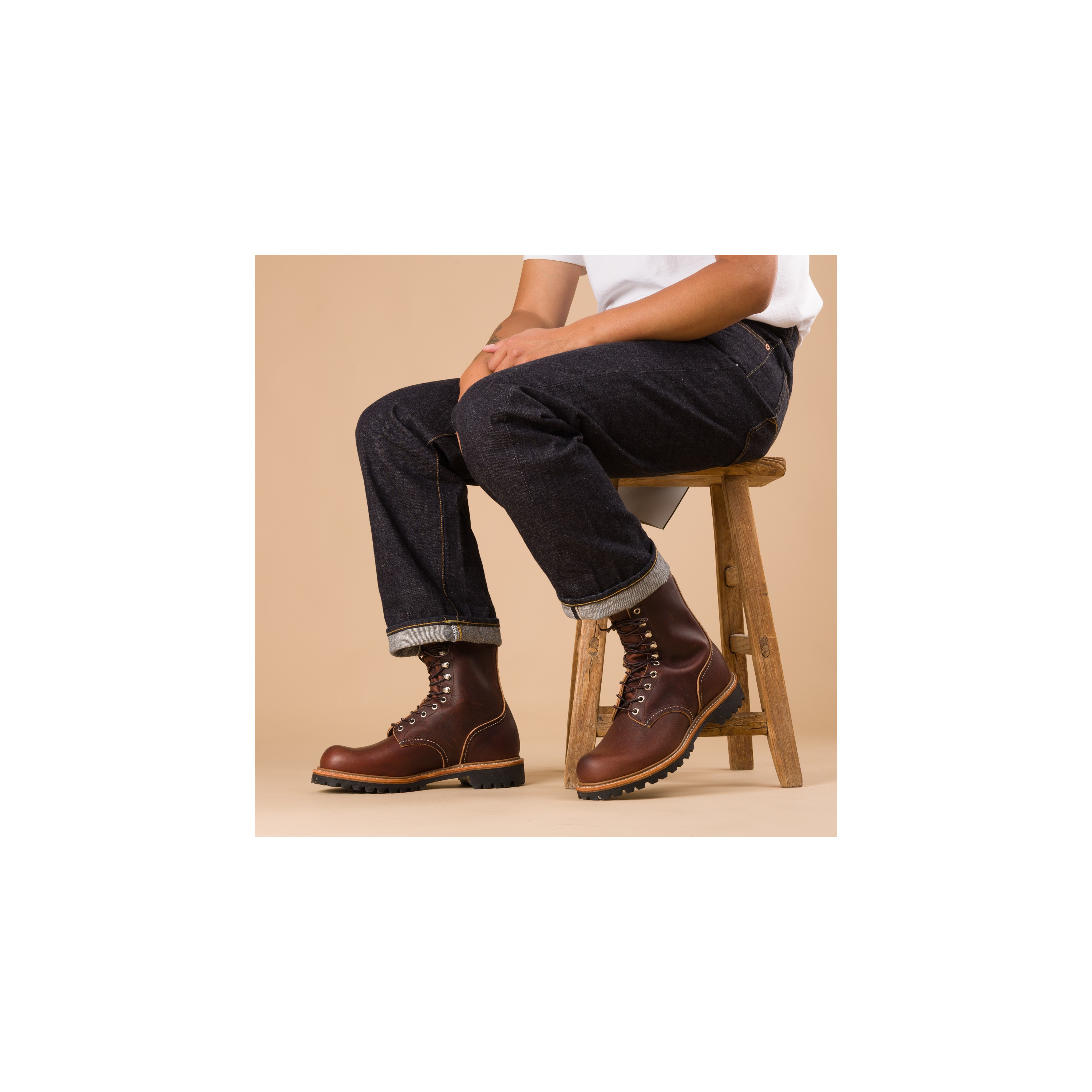 RED WING SHOES / 4585 Logger Briar Oil Slick