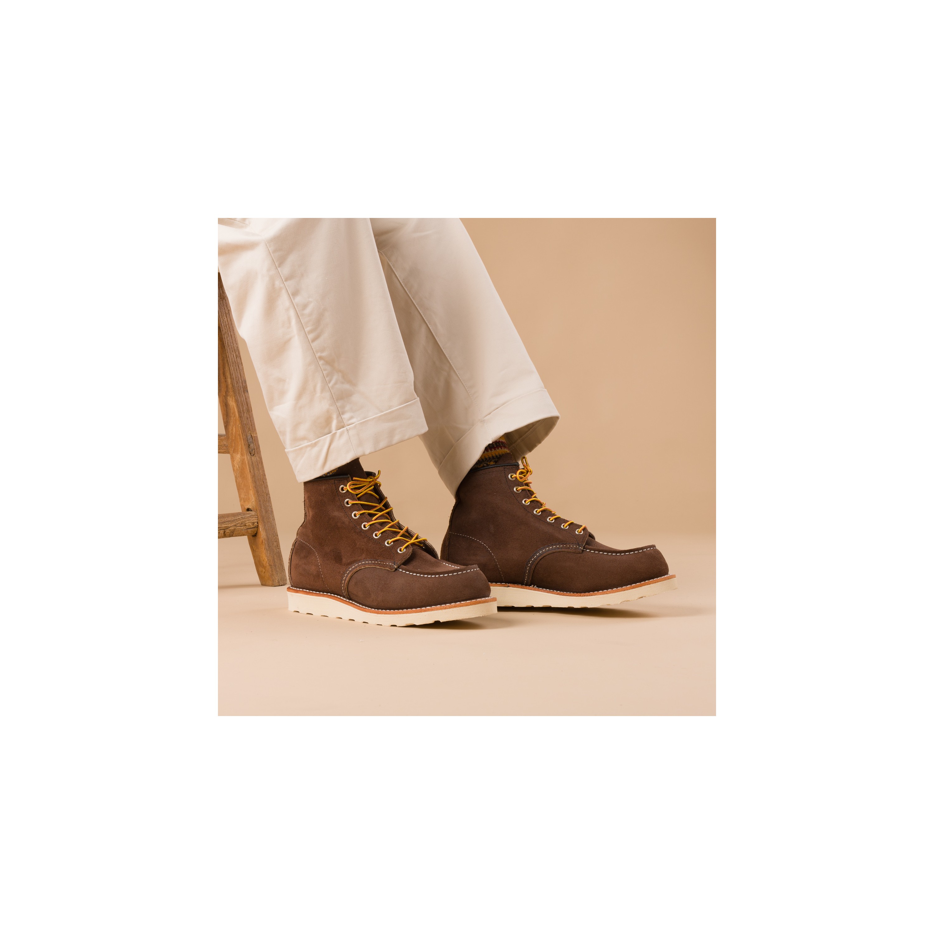 RED WING SHOES / 8836 Classic Moc Toe Chocolate Muleskinner