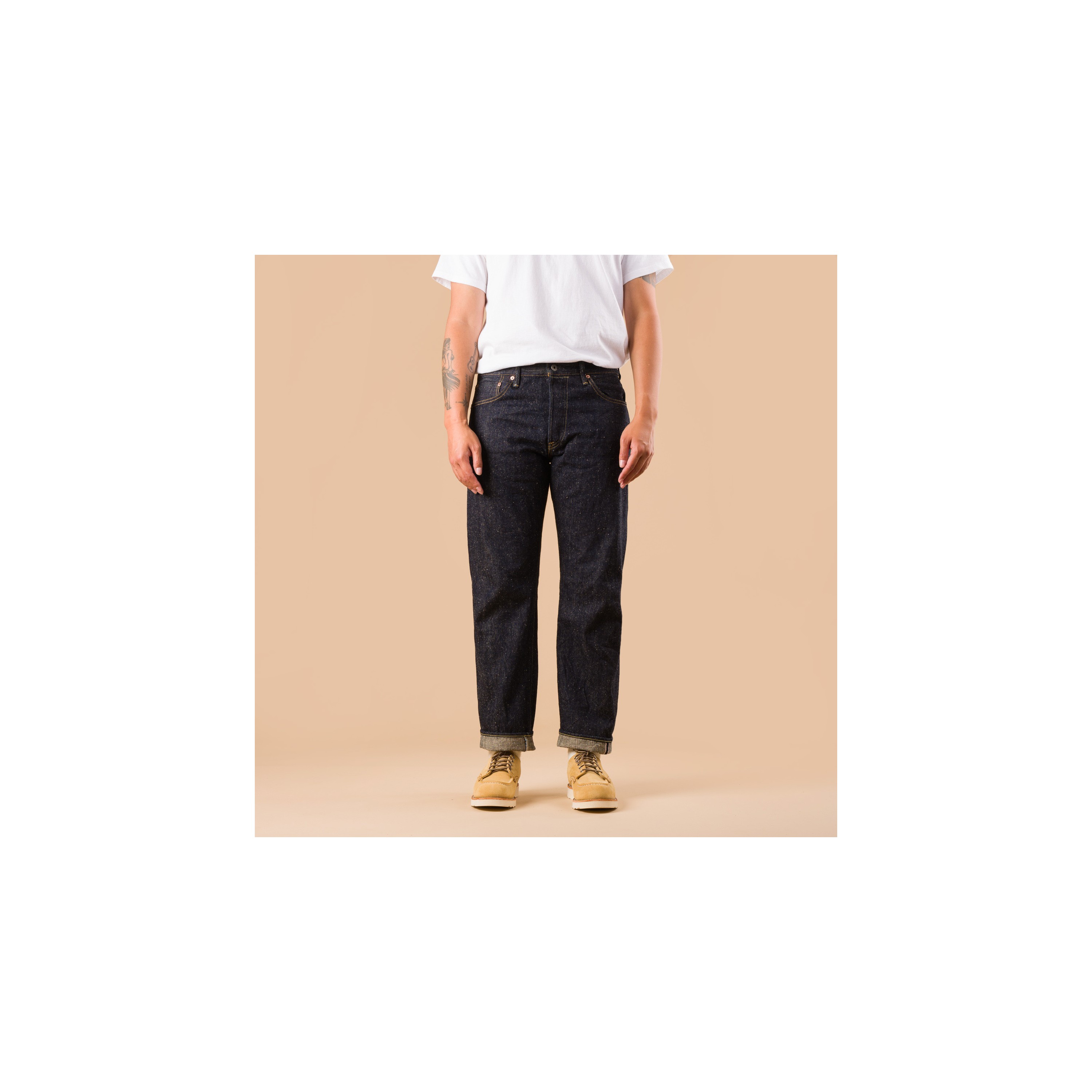 ONI DENIM / 288-13.7NEP Regular Straight Neppy Selvedge Denim
