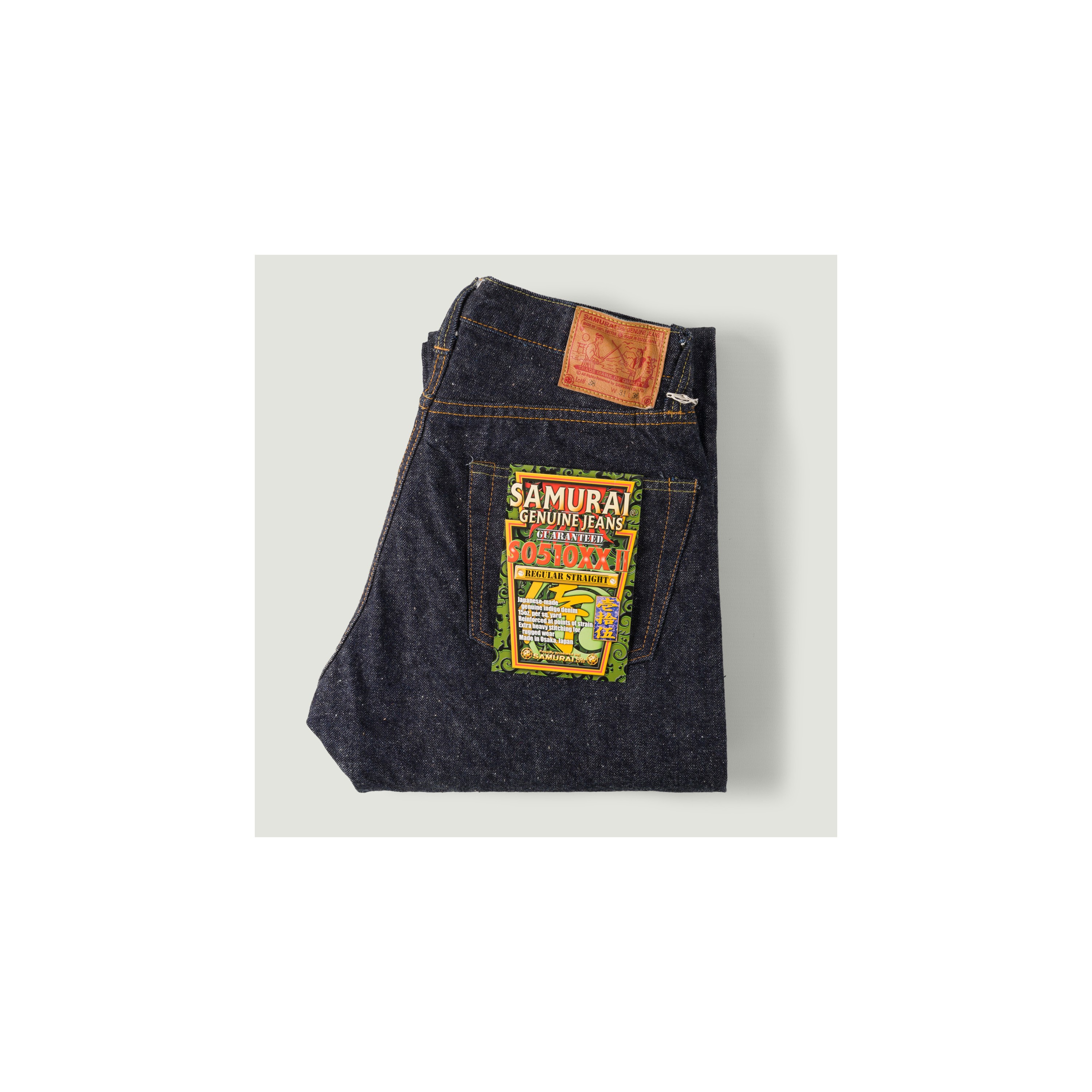 SAMURAI JEANS / 15oz Otokogi Regular Straight Selvedge Denim