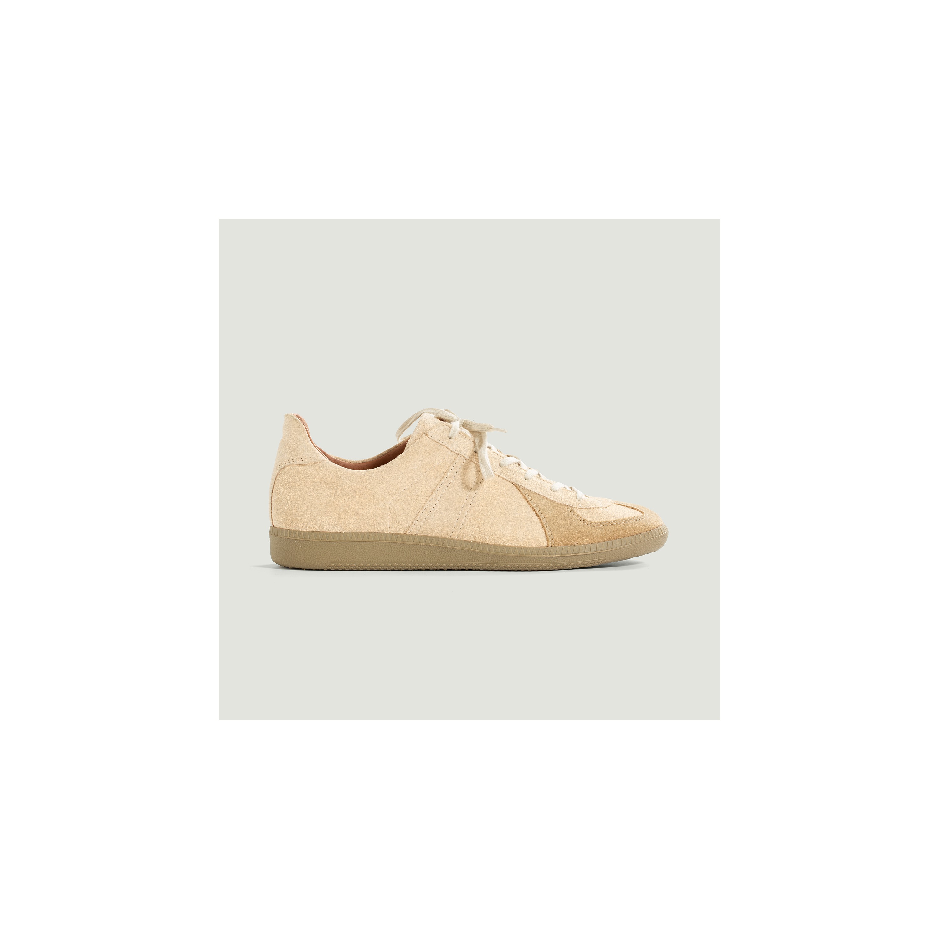 REPRODUCTION OF FOUND / German Military Trainer Beige Suede